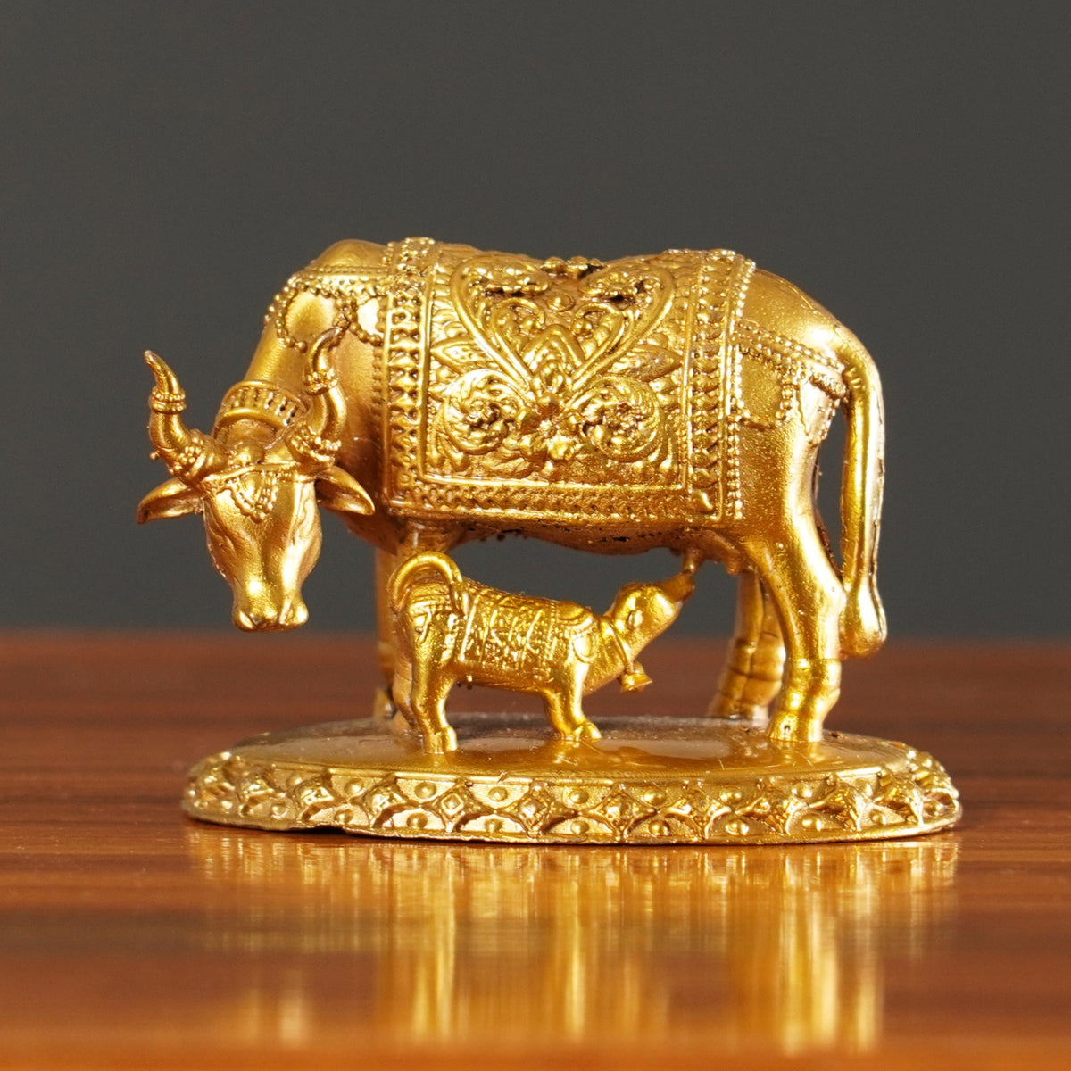 Panchaloha Pure Bronze Gomatha – UrthIndia