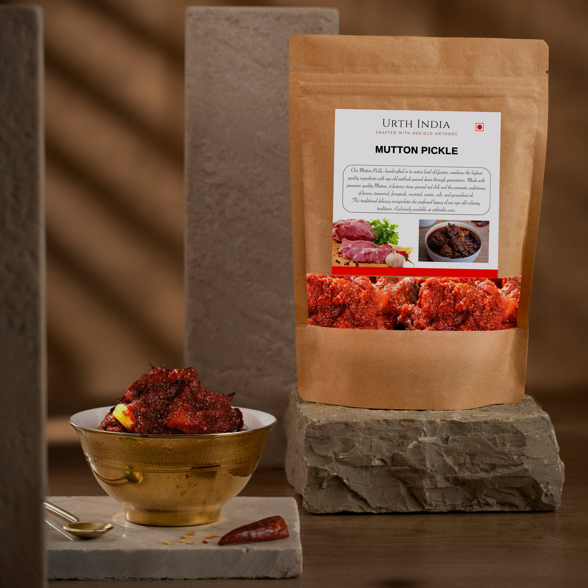 Mutton Pickle (1kg) – UrthIndia
