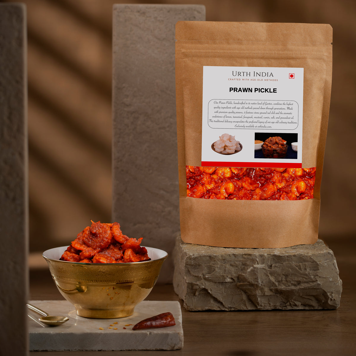 Prawn Pickle (1kg) – UrthIndia